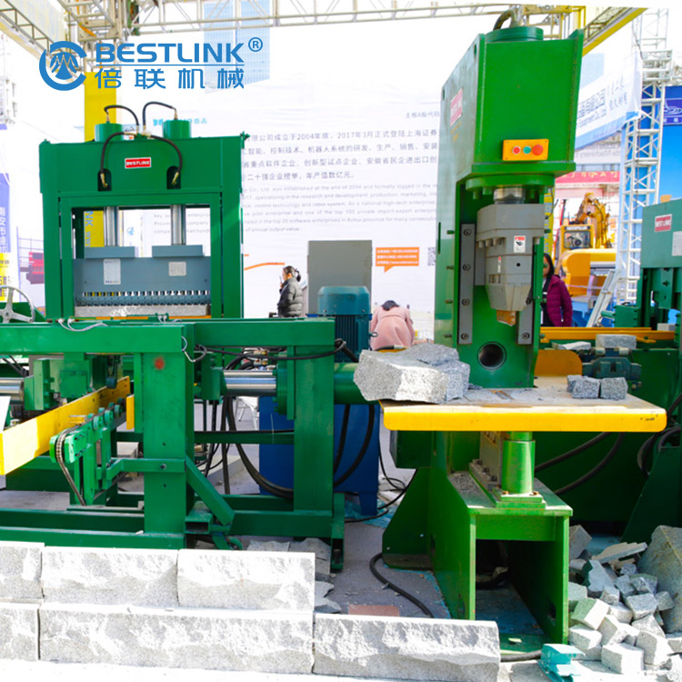 Semi Automatic Stone Concrete Block Hydraulic Splitting Guillotine ...