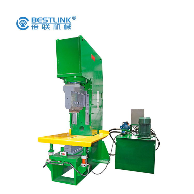 Semi Automatic Stone Concrete Block Hydraulic Splitting Guillotine ...